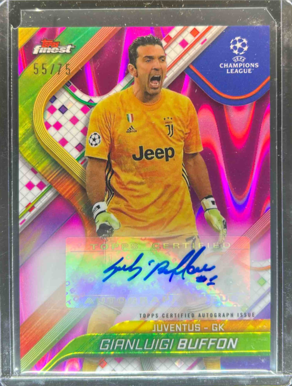 Gianluigi Buffon 2024 Topps Finest UEFA Club Competitions #BA-GG Base ...