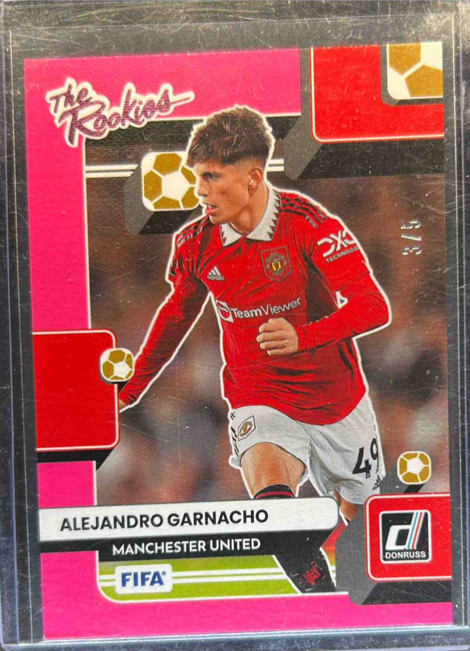 Alejandro Garnacho 2022 Donruss #23 The Rookies - Pink /5 Price Guide ...