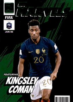 Kingsley Coman 2022 Donruss #11 Net Marvels - Green Price Guide ...