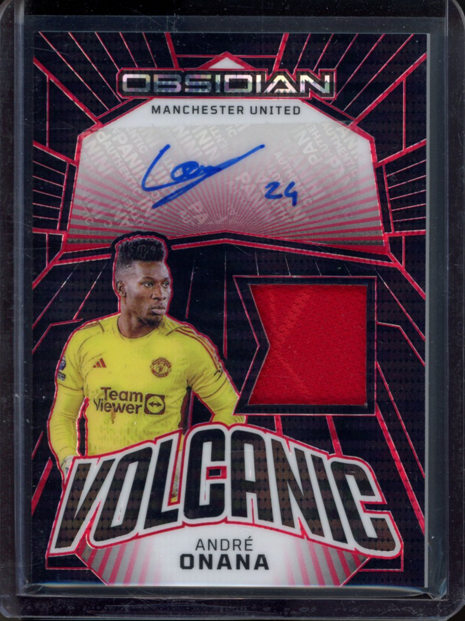 Andre Onana 2023 Obsidian #VM-AO Volcanic Material Signatures ...