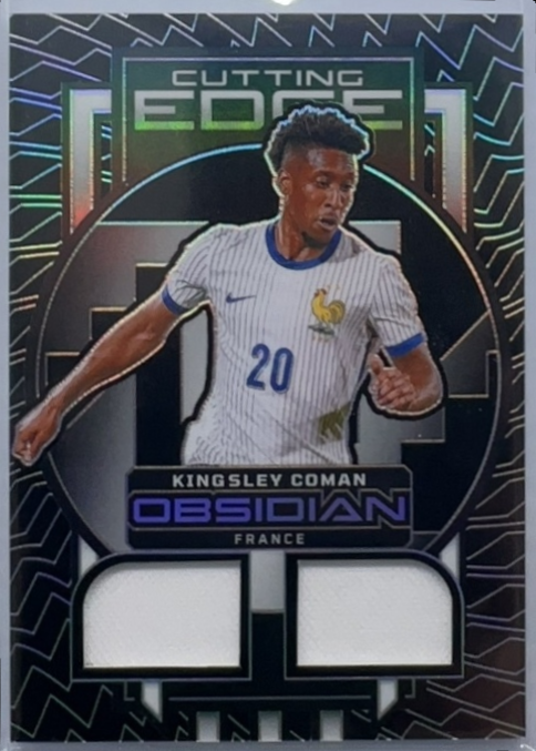 Kingsley Coman 2023 Obsidian #CE-KC Cutting Edge /199 Price Guide ...
