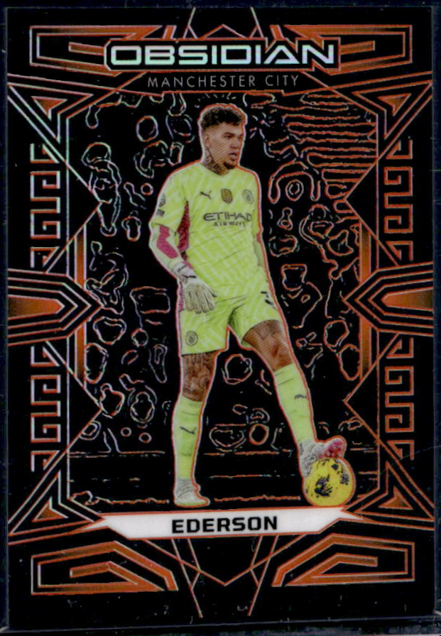 Ederson (Goalkeeper) 2023 Obsidian #77 Electric Etch Orange /40 Price ...