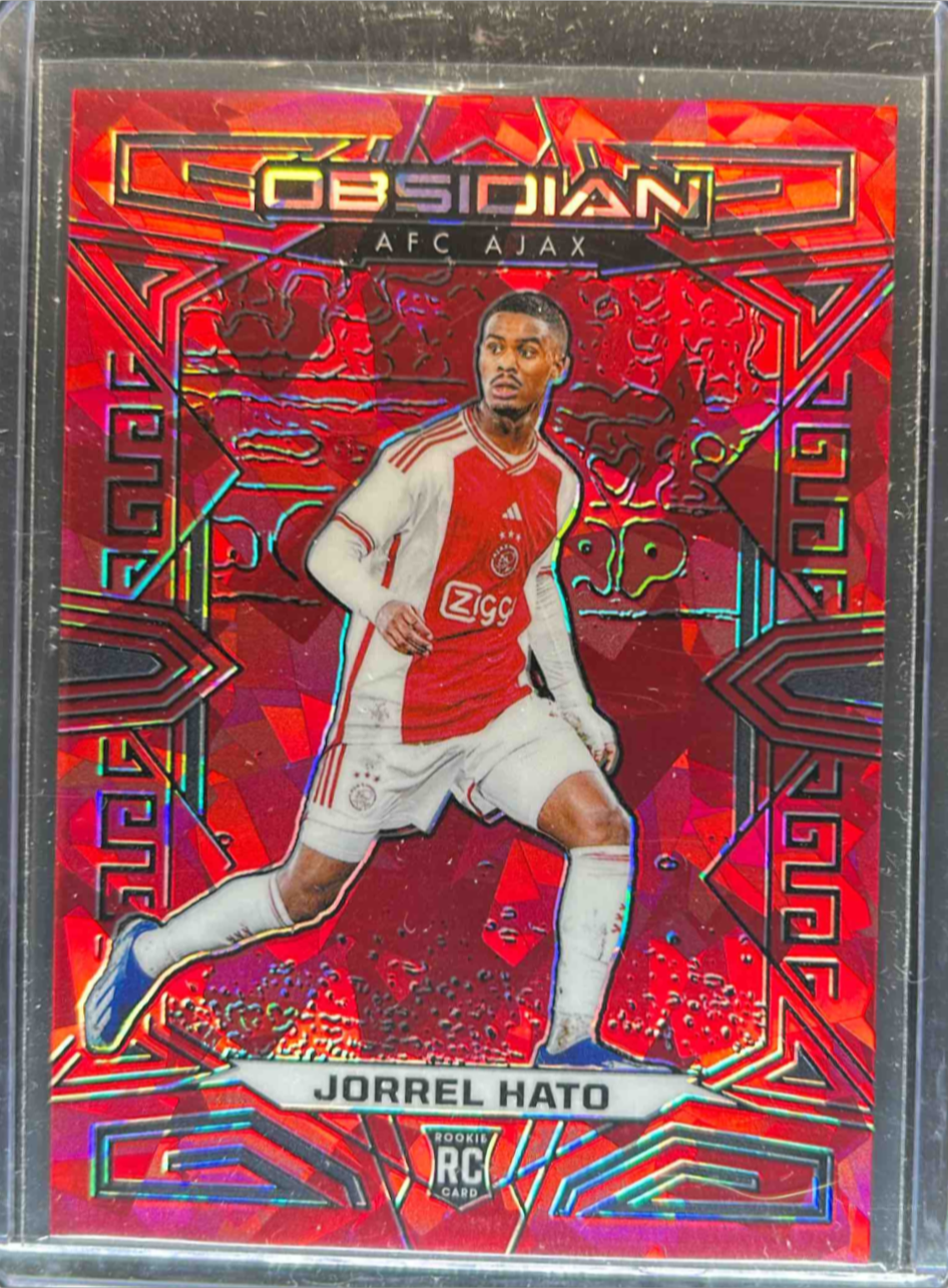 Jorrel Hato 2023 Obsidian #137 Electric Etch Red Crystals /30 Price ...