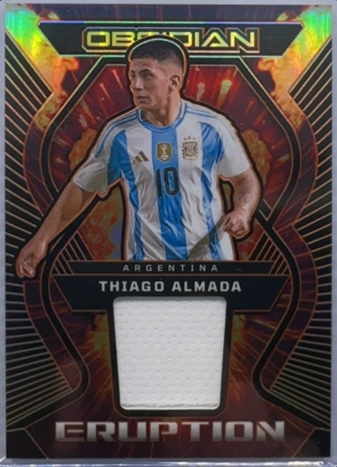 Thiago Almada 2023 Obsidian #ER-TA Eruption - Electric Etch Orange /99 ...