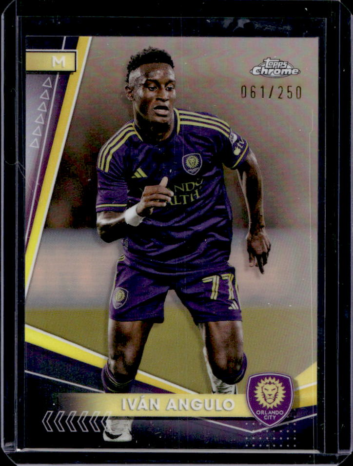 Ivan Angulo 2024 Topps Chrome MLS #60 Rose Gold Refractor /250 Price ...