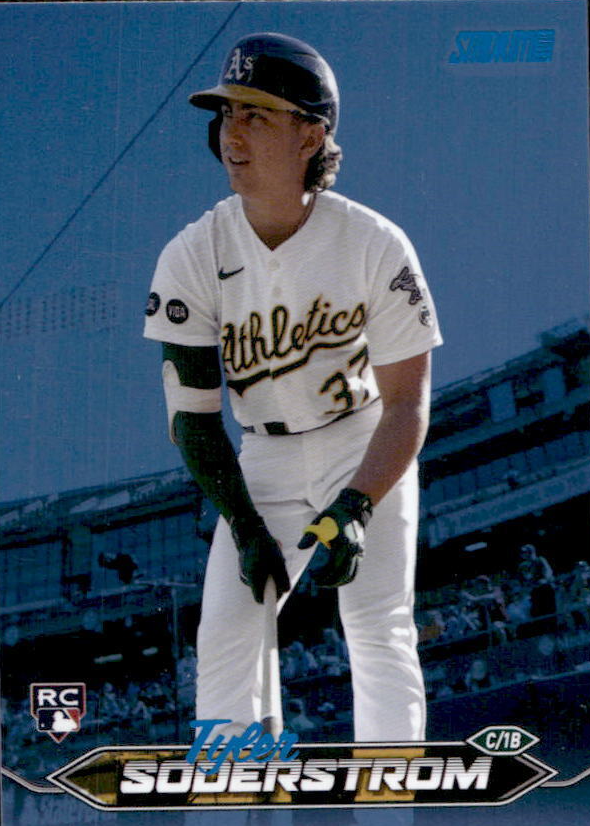 Tyler Soderstrom 2024 Topps Stadium Club #215 Blue Foil /50 Price Guide ...
