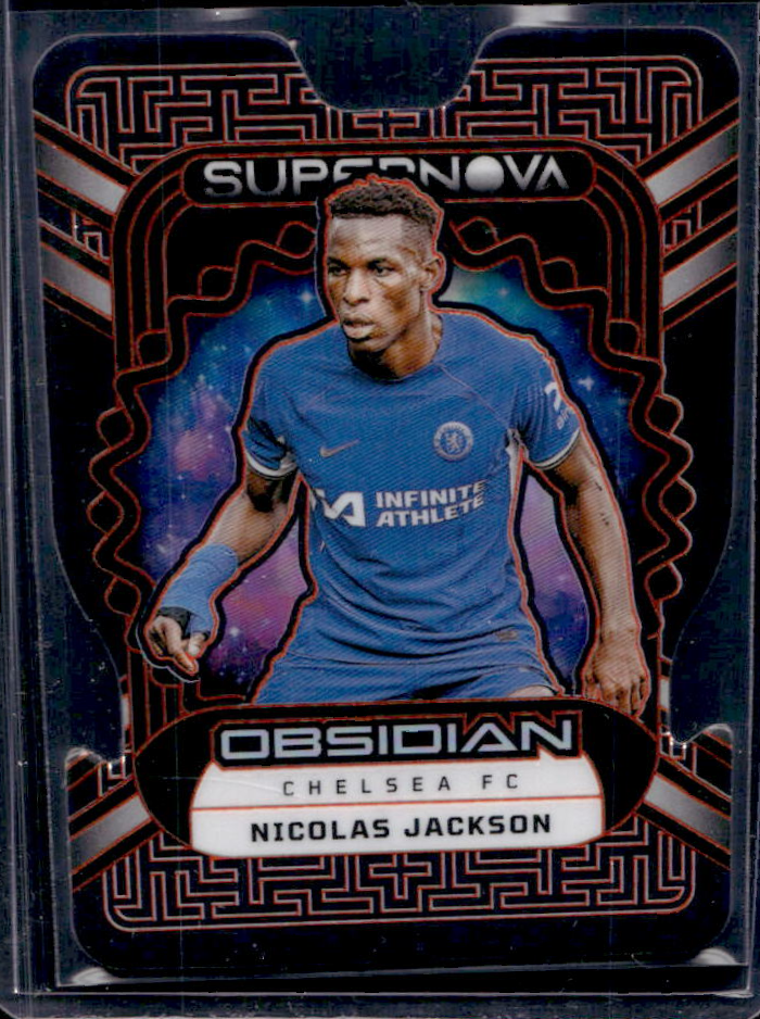 Nicolas Jackson 2023 Obsidian #5 Supernova - Electric Etch Orange /99 ...