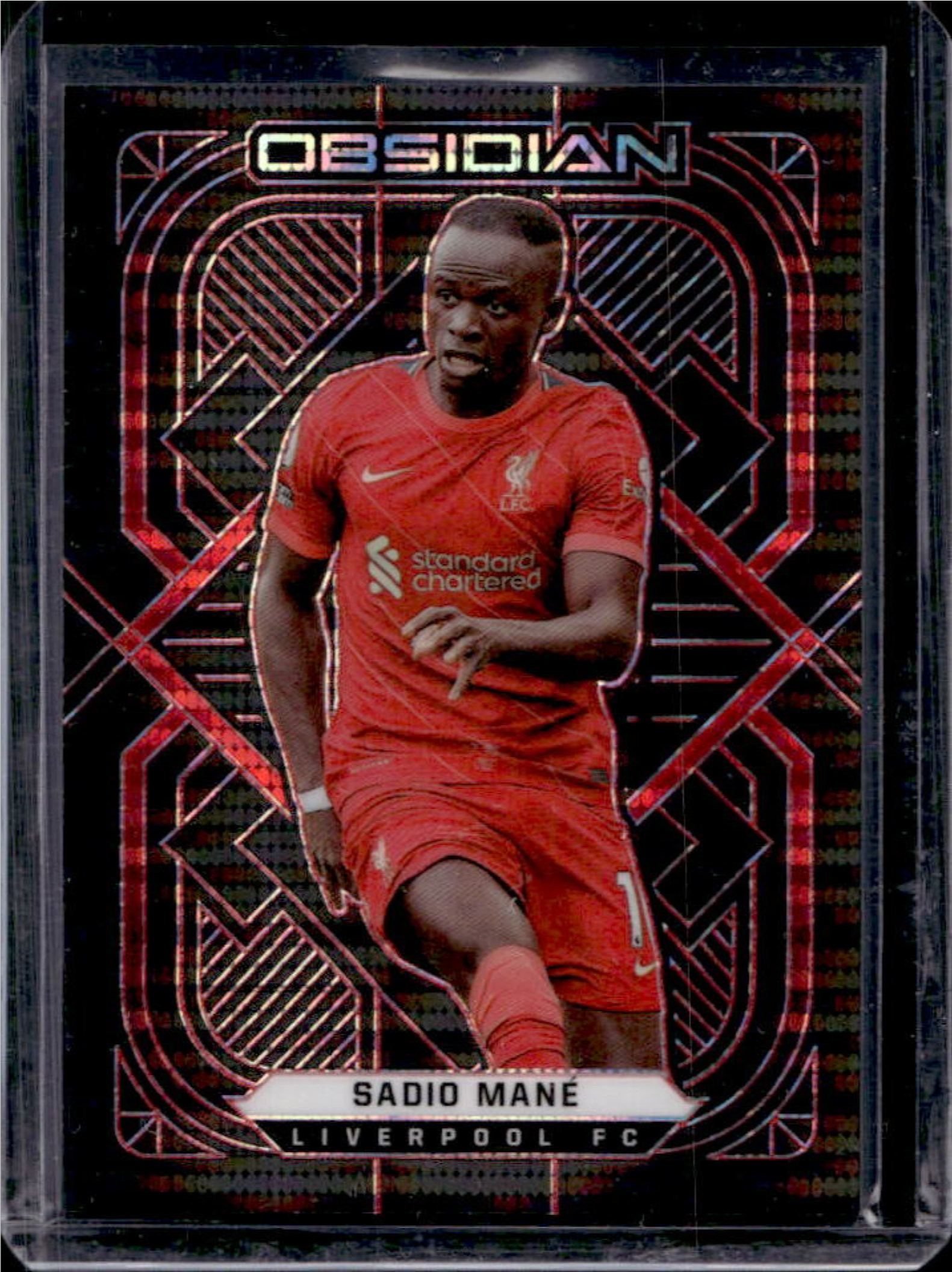Sadio Mane 2021 Obsidian #109 Electric Etch Red Pulsar /26 Price Guide ...