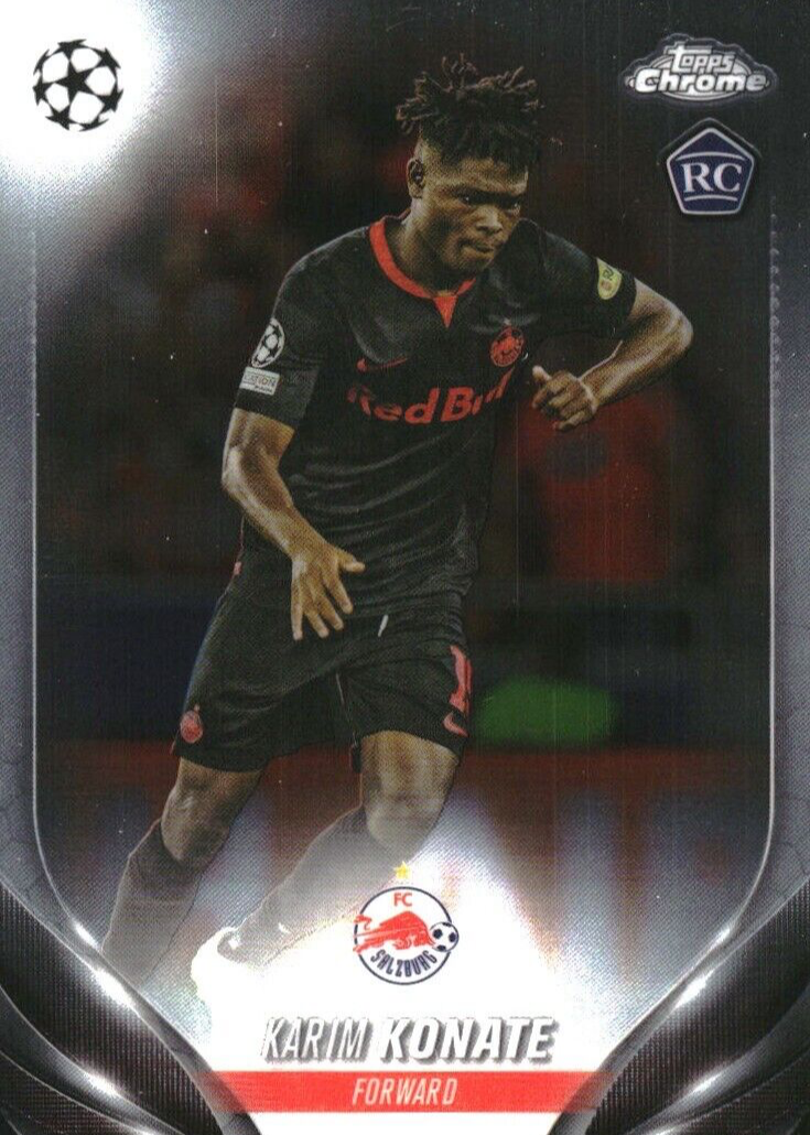 Karim Konate 2023 Topps Chrome UEFA Club Competitions #30 Base Price ...