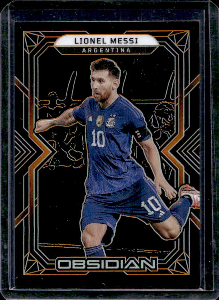 Lionel Messi 2022 Obsidian #114 Electric Etch Orange /40 Price Guide ...