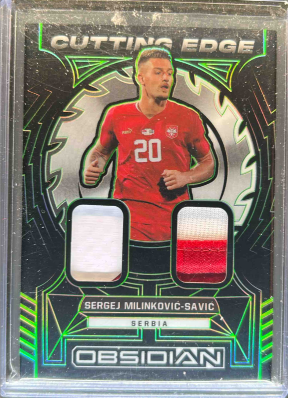 Sergej Milinkovic-Savic 2022 Obsidian #CE-SMS Cutting Edge Relics ...