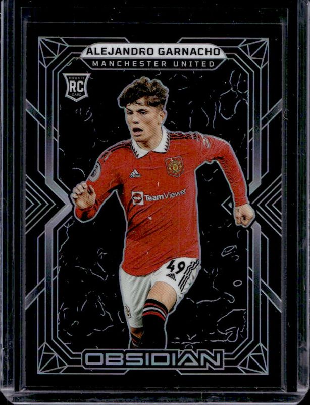 Alejandro Garnacho 2022 Obsidian #72 Base /115 Price Guide - Sports ...