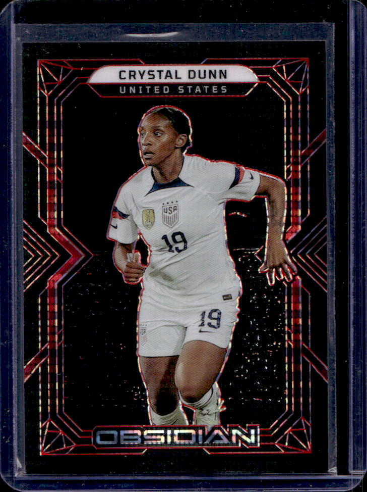 Crystal Dunn 2022 Obsidian #125 Electric Etch Red Pulsar /30 Price ...