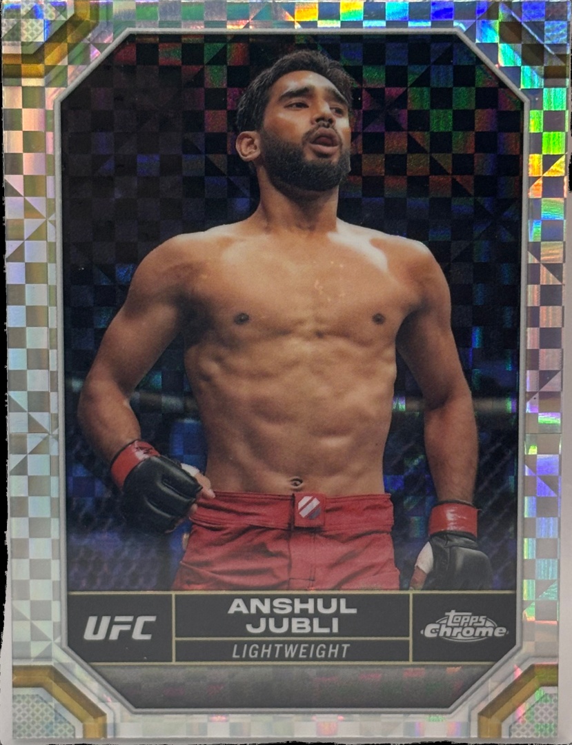 Anshul Jubli MMA Cards Price Guide - Sports Card Investor