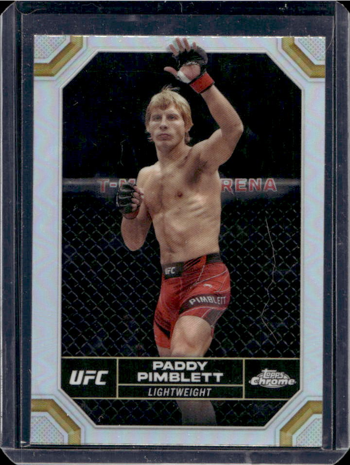 Paddy Pimblett 2024 Topps Chrome UFC #151 Refractor Price Guide ...
