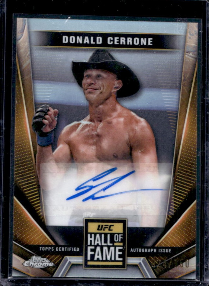 Donald Cerrone 2024 Topps Chrome UFC #HFA-DCE Hall of Fame Autographs ...
