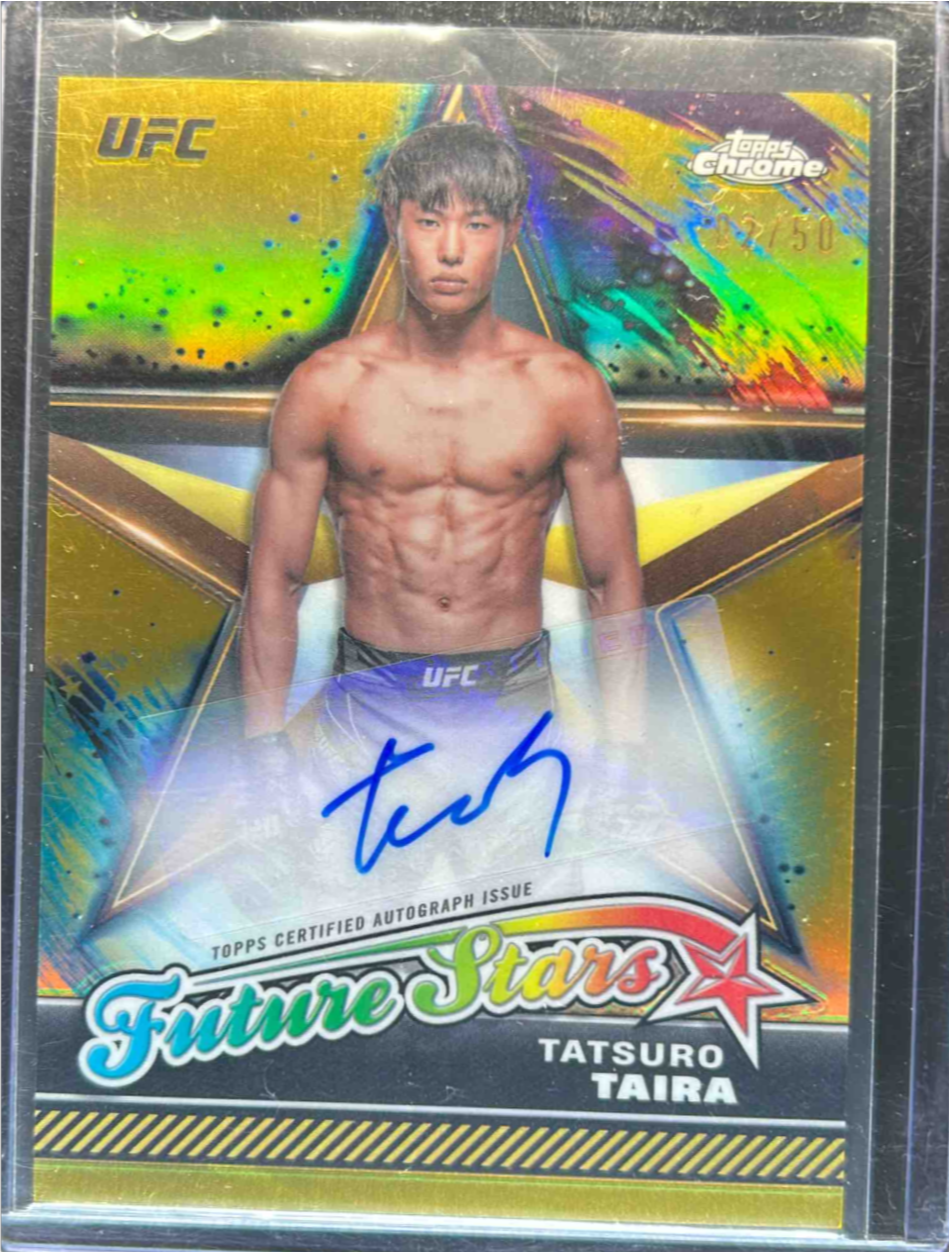 Tatsuro Taira 2024 Topps Chrome UFC #FSA-TTA Future Stars Autographs ...