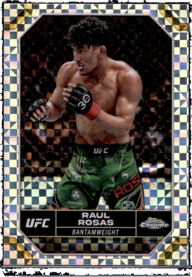 Raul Rosas Jr. 2024 Topps Chrome UFC #161 X-Fractor Price Guide ...