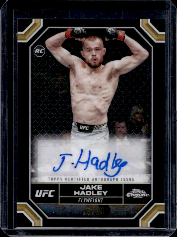 Jake Hadley 2024 Topps Chrome UFC #CRA-JHA Rookie Autographs - Black ...