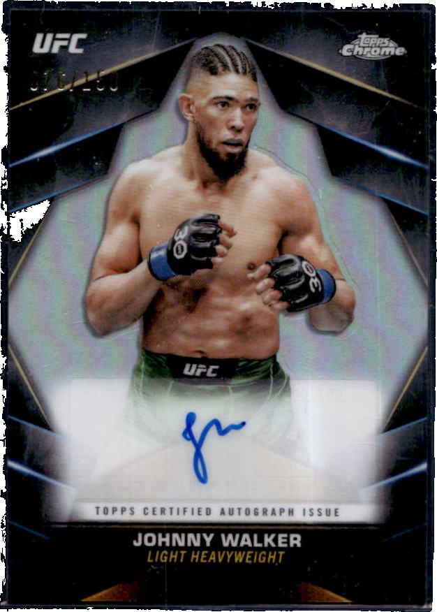 Johnny Walker 2024 Topps Chrome UFC #CVA-JWA Veteran Autographs ...