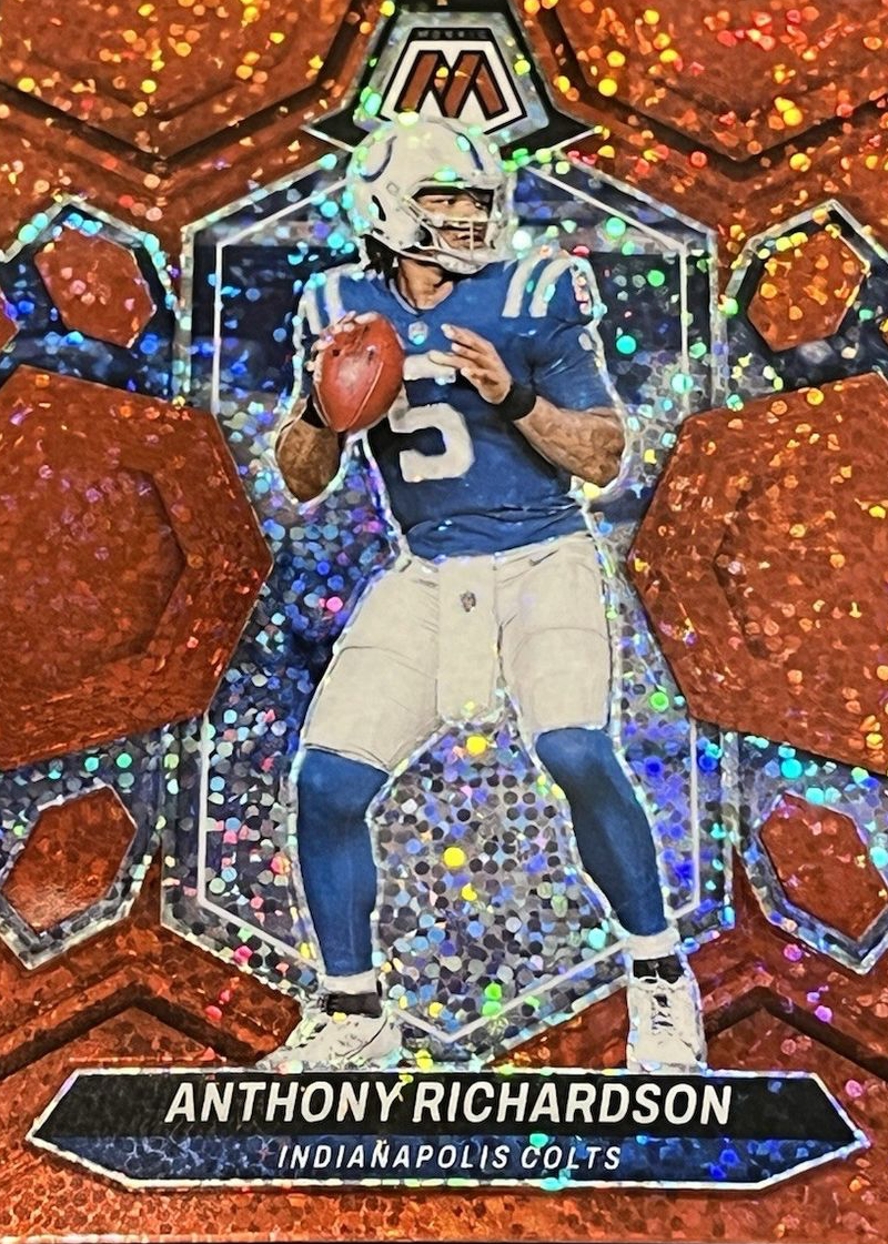 Anthony Richardson 2024 Mosaic #92 Red Sparkle /(SSP) Price Guide ...