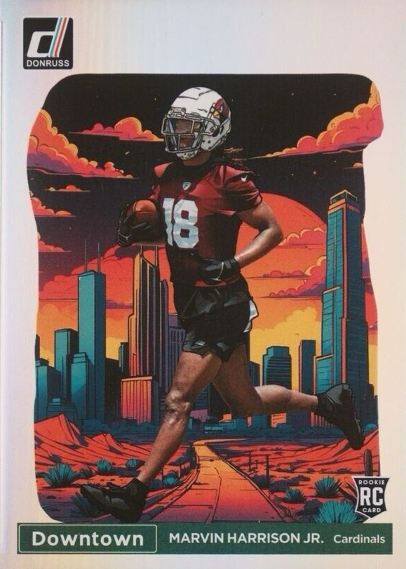 Marvin Harrison Jr. 2024 Donruss #12 Downtown /(SSP) Price Guide ...