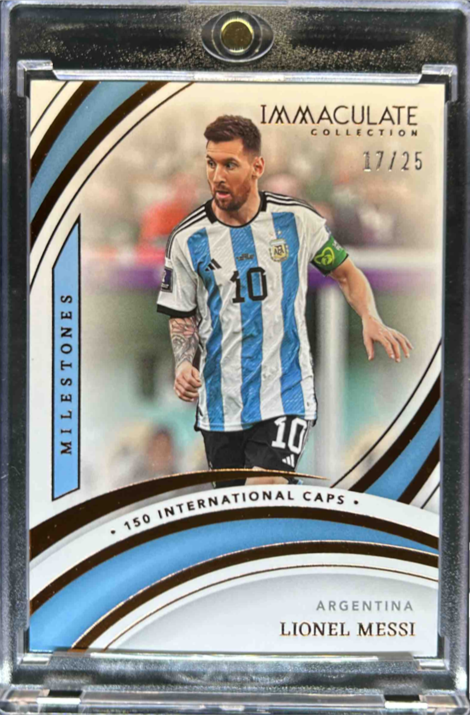 Lionel Messi 2022 Immaculate #3 Milestones /25 Price Guide - Sports ...