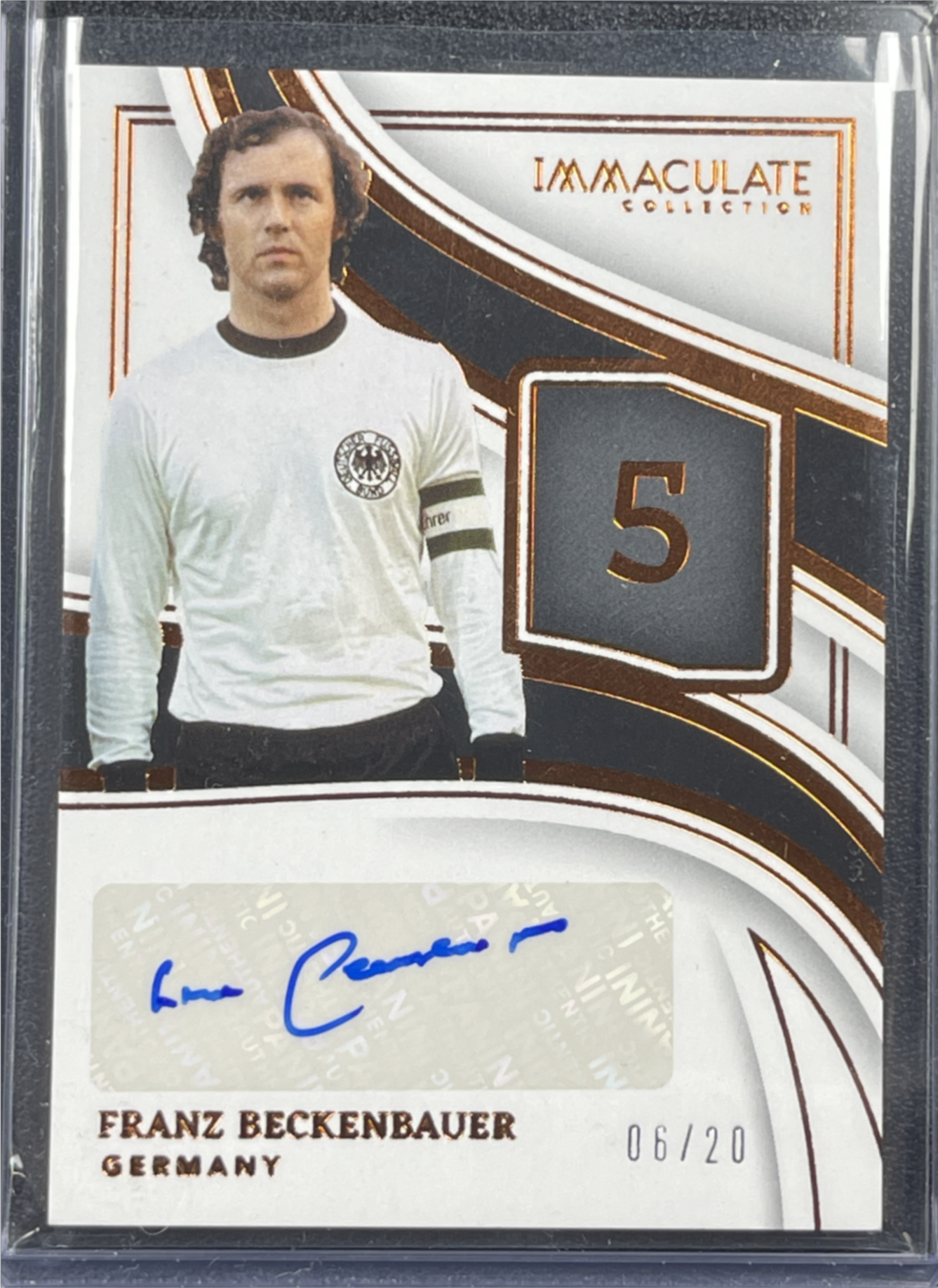 Franz Beckenbauer 2023 Immaculate #IN-FB Immaculate Numbers Signatures ...