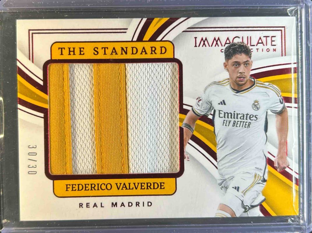 Federico Valverde 2023 Immaculate #TS-FV The Standard - Ruby Price ...