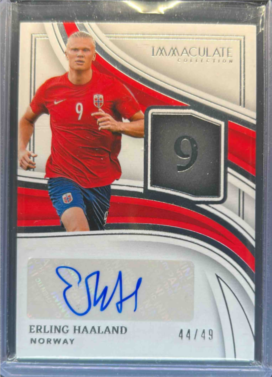 Erling Haaland 2023 Immaculate #IN-EH Immaculate Numbers Signatures ...