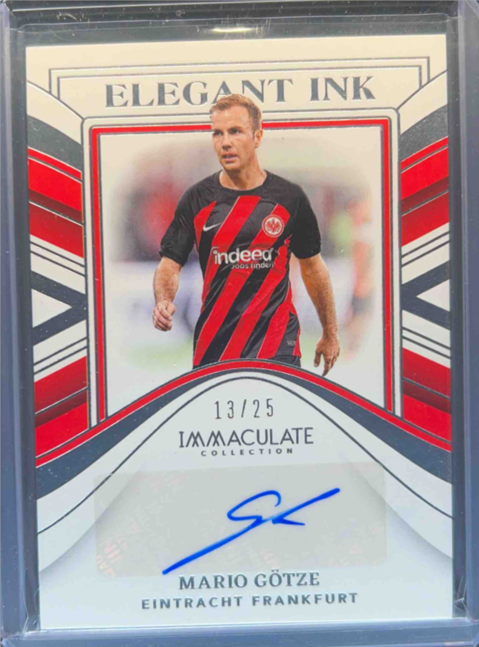 Mario Gotze 2023 Immaculate #EI-MG Elegant Ink - Silver Price Guide ...