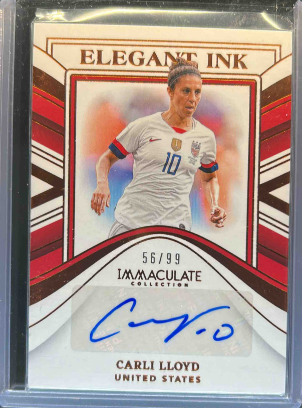 Carli Lloyd 2023 Immaculate #EI-CL Elegant Ink Price Guide - Sports ...