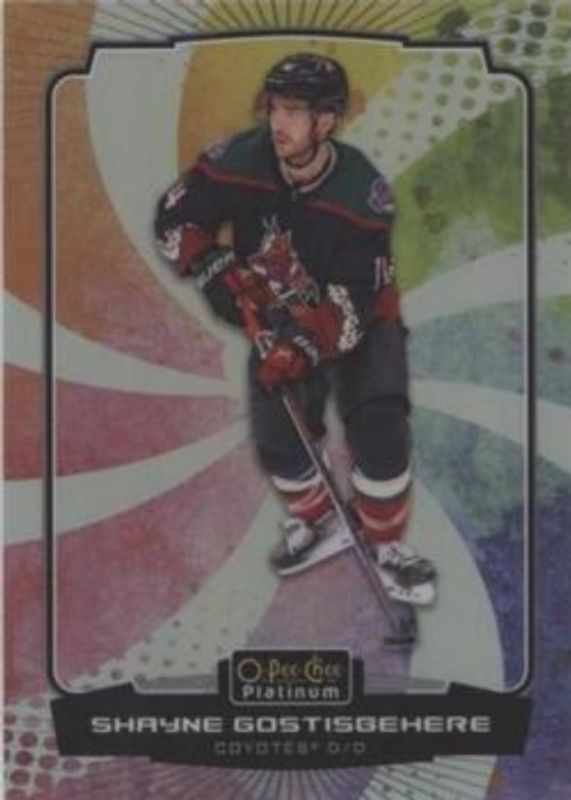 Shayne Gostisbehere 2022 O-Pee-Chee Platinum #83 Rainbow Color Wheel ...