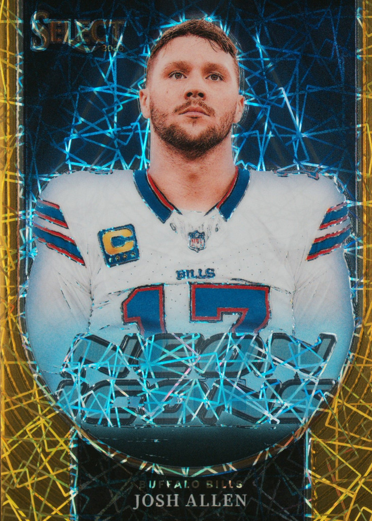 Josh Allen 2023 Select #NI-JAL Neon Icons - Gold /10 Price Guide ...