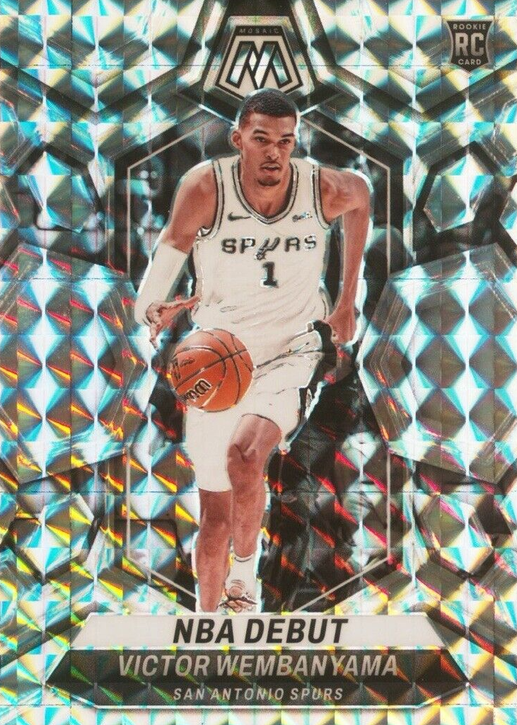 Victor Wembanyama 2023 Mosaic #257 NBA Debut - Mosaic Price Guide ...