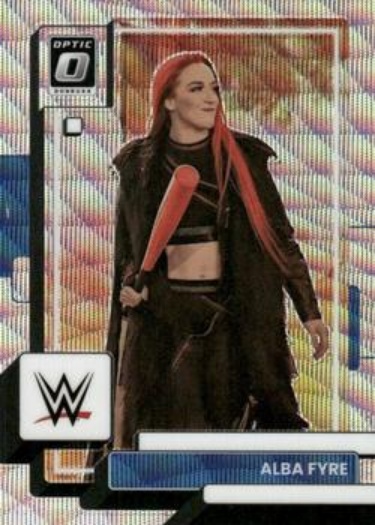 Alba Fyre 2023 Chronicles WWE #372 Silver Wave Price Guide - Sports ...