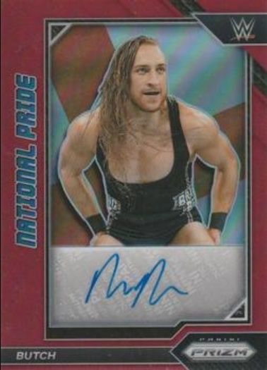 Butch 2023 Chronicles WWE #NP-BTH National Pride Signatures - Red Price ...