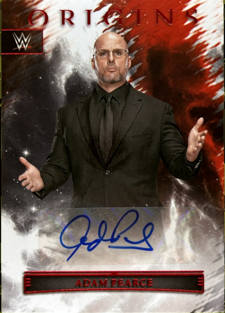 Adam Pearce 2023 Chronicles WWE #TOT-EMR Origins Autographs - Red Price ...