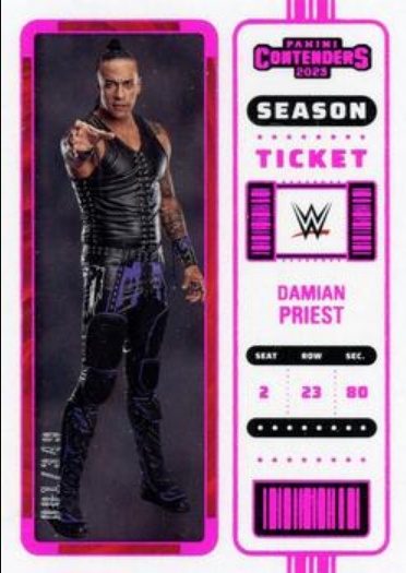 Damian Priest 2023 Chronicles WWE #113 Pink /199 Price Guide - Sports ...