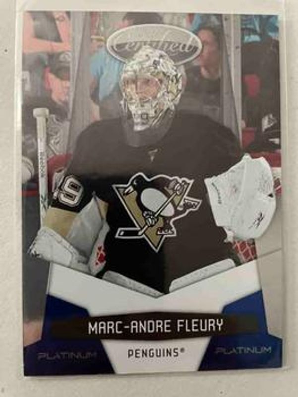 Marc-Andre Fleury 2010 Certified #117 Platinum Blue /250 Price Guide ...