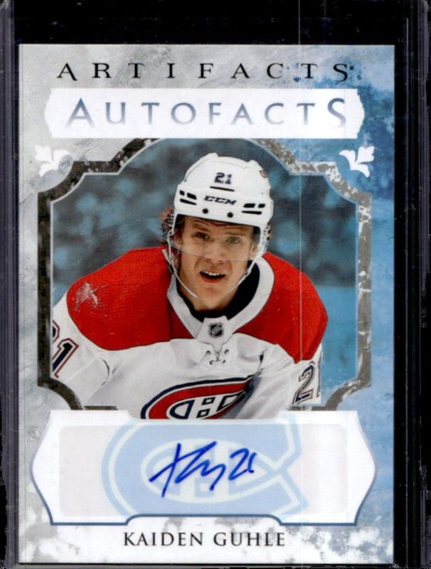 Kaiden Guhle 2023 Upper Deck Artifacts #AF-KG Auto Facts Price Guide - Sports Card Investor
