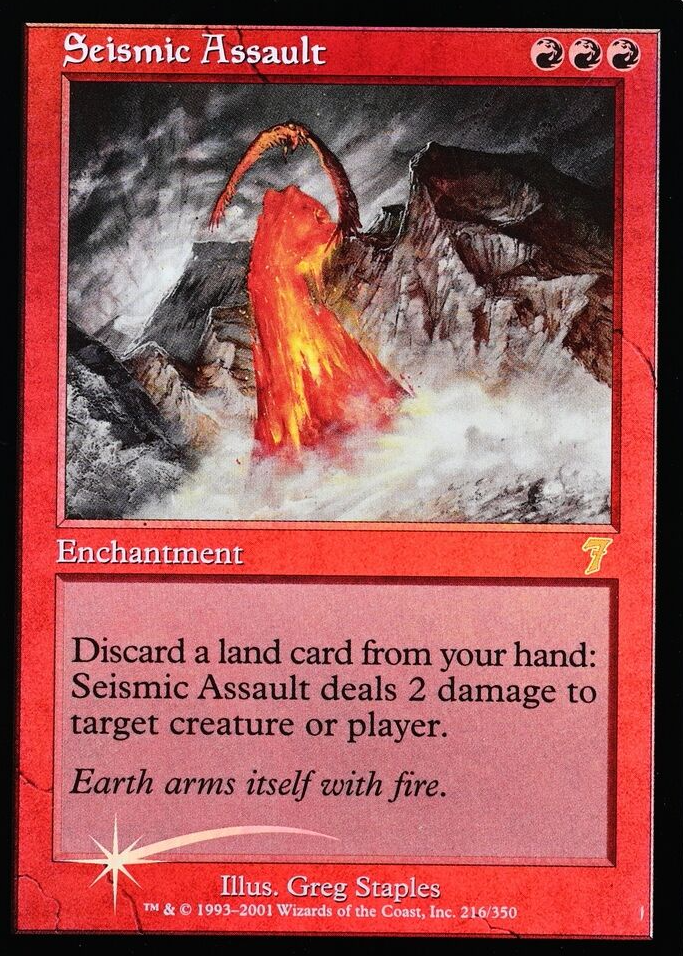 Seismic Assault Magic: The Gathering Cards Price Guide - Sports Card ...