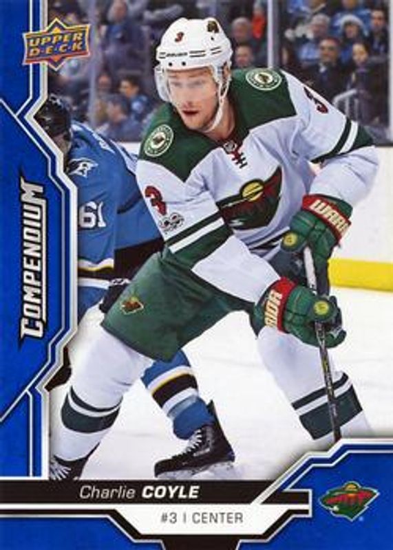 Charlie Coyle 2018 Upper Deck Compendium #207 Blue Price Guide - Sports ...