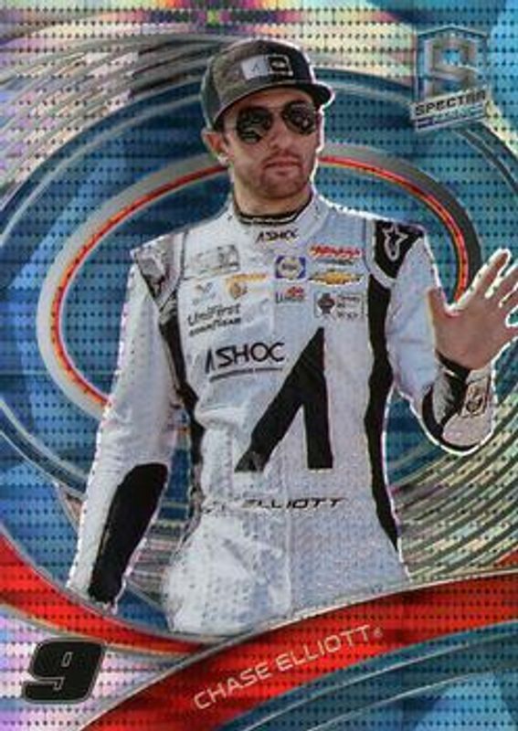 Chase Elliott 2022 Chronicles NASCAR #54c Spectra Celestial Blue /99 ...