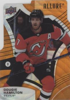 Dougie Hamilton 2021 Upper Deck Allure #23 Orange Slice die-cut Price ...