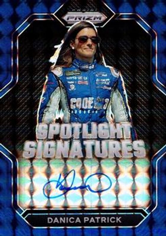 Danica Patrick 2023 Prizm NASCAR #SS-DPA Spotlight Signatures Reactive ...