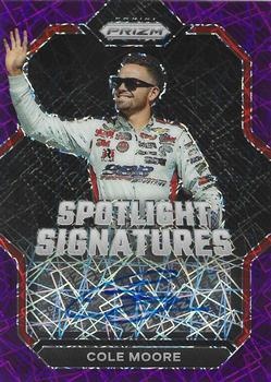 Cole Moore 2023 Prizm NASCAR #SS-CMO Spotlight Signatures - Purple ...
