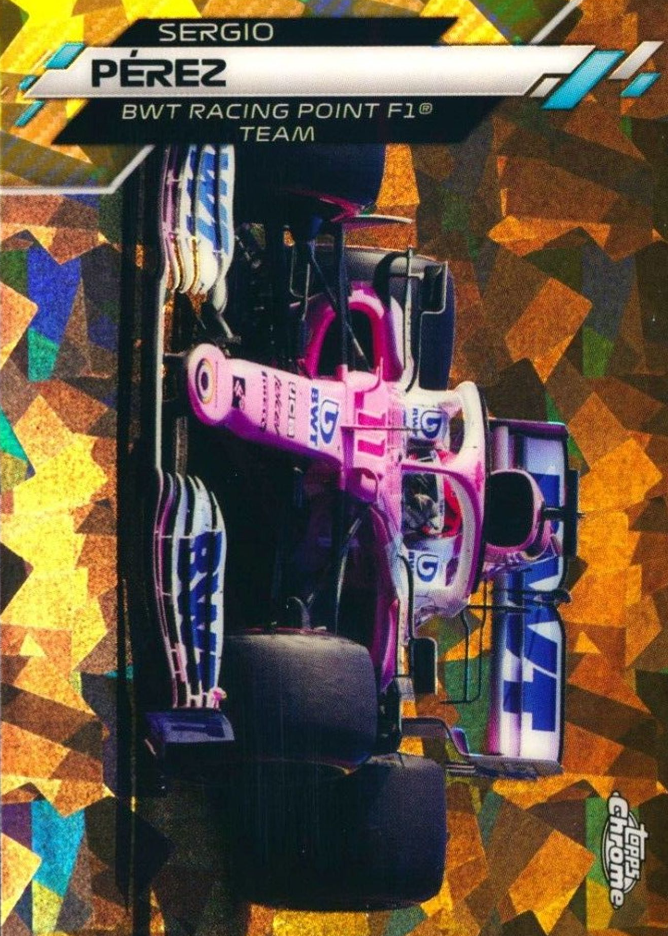 Sergio Perez 2020 Topps Chrome Formula 1 Sapphire Edition #33 F1 Cars ...