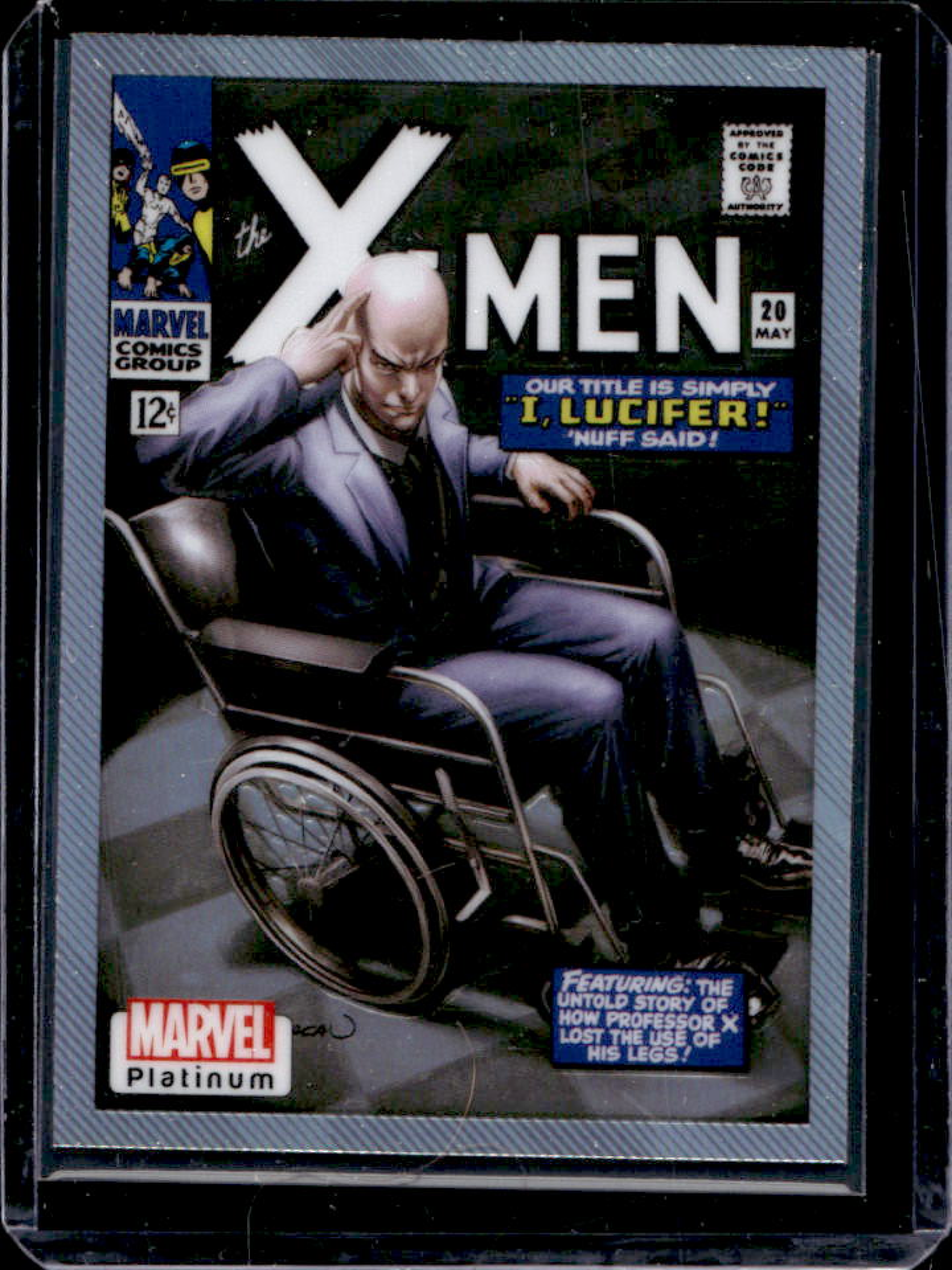 Professor X 2023 Upper Deck Marvel Platinum #WI62 Cover Variant ...