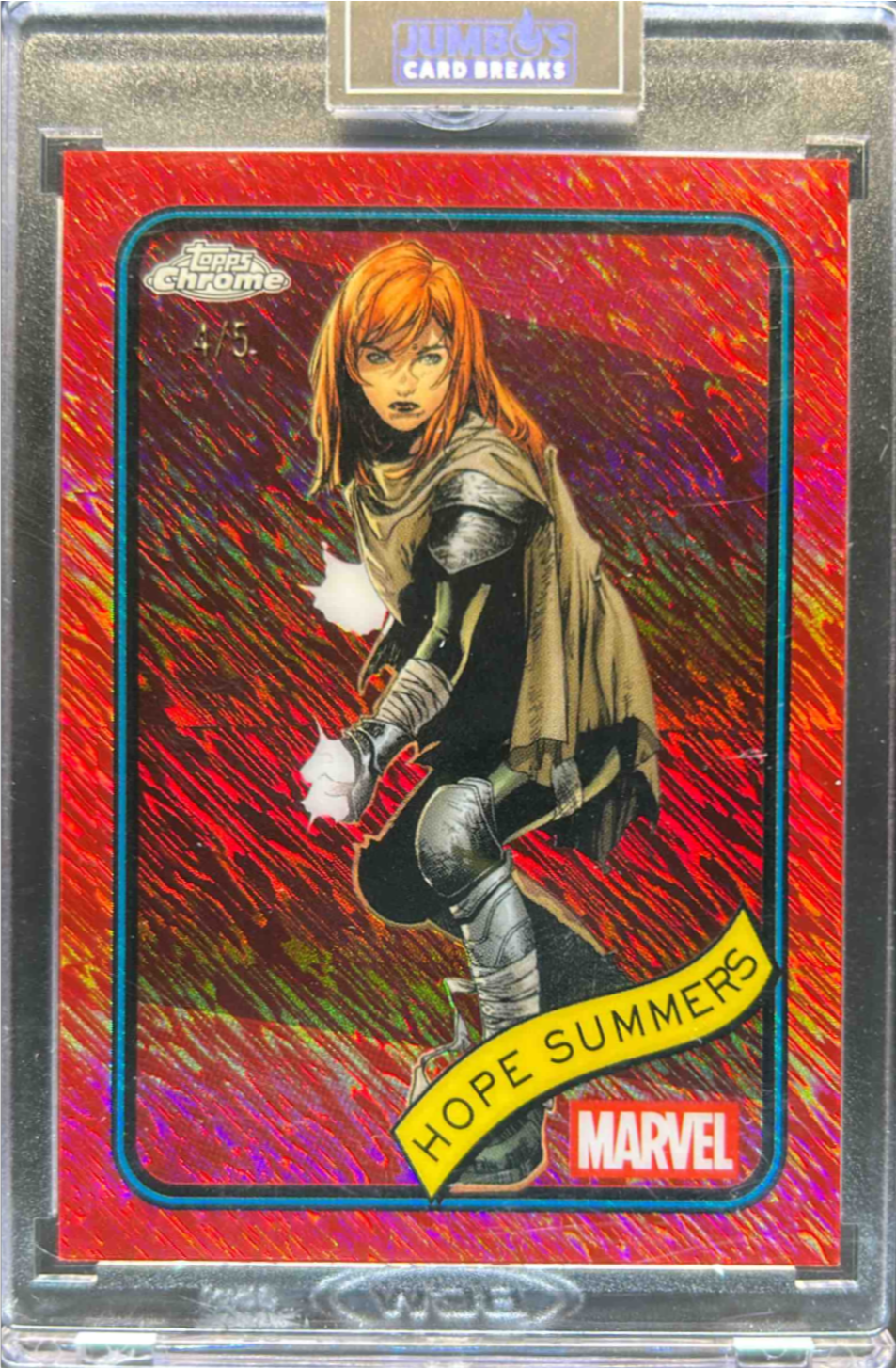 Hope Summers 2025 Topps Chrome #73 Red Shimmer Refractor /5 Price Guide ...